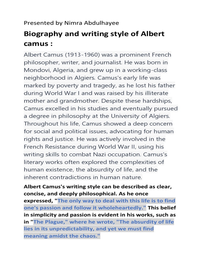 The Outsider | PDF | Albert Camus | Existentialism