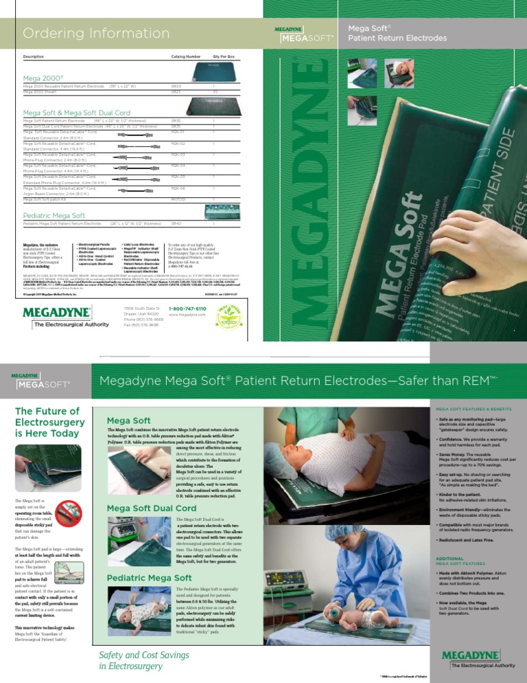Mega Soft Brochure With Pediatric MMP 0043-01 Rev J (MegaSoft Bro) 1-09 ...