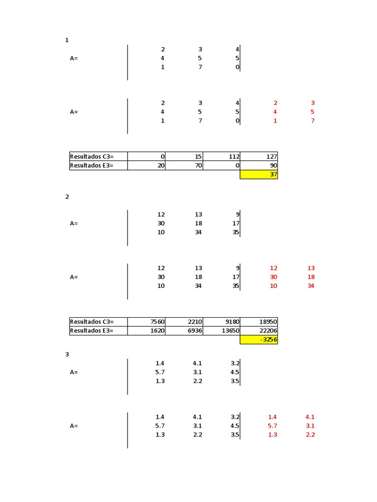 Deber Matrices | PDF