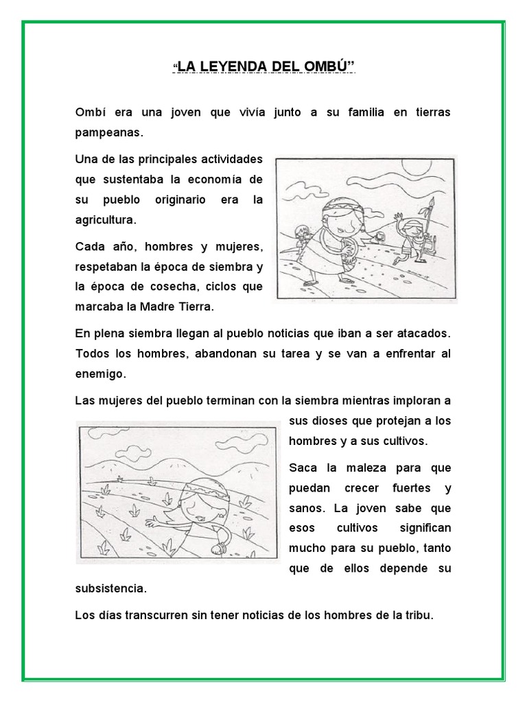 La Leyenda Del Ombú | PDF | Plantas | Siembra