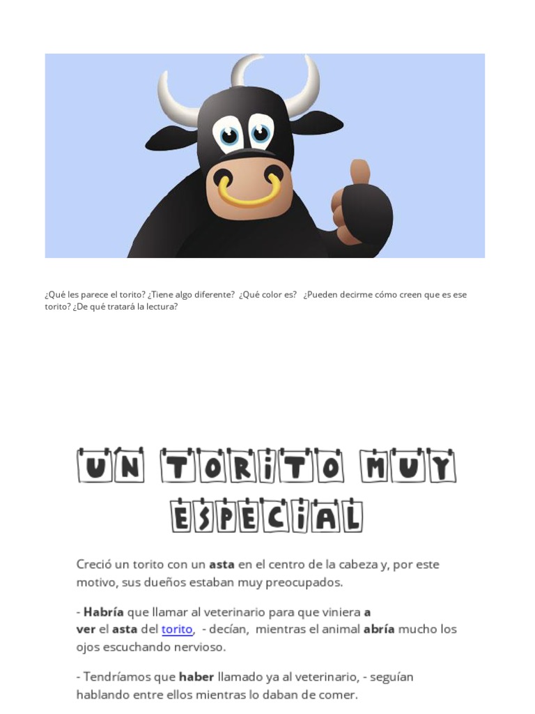 Un Torito Especial | PDF