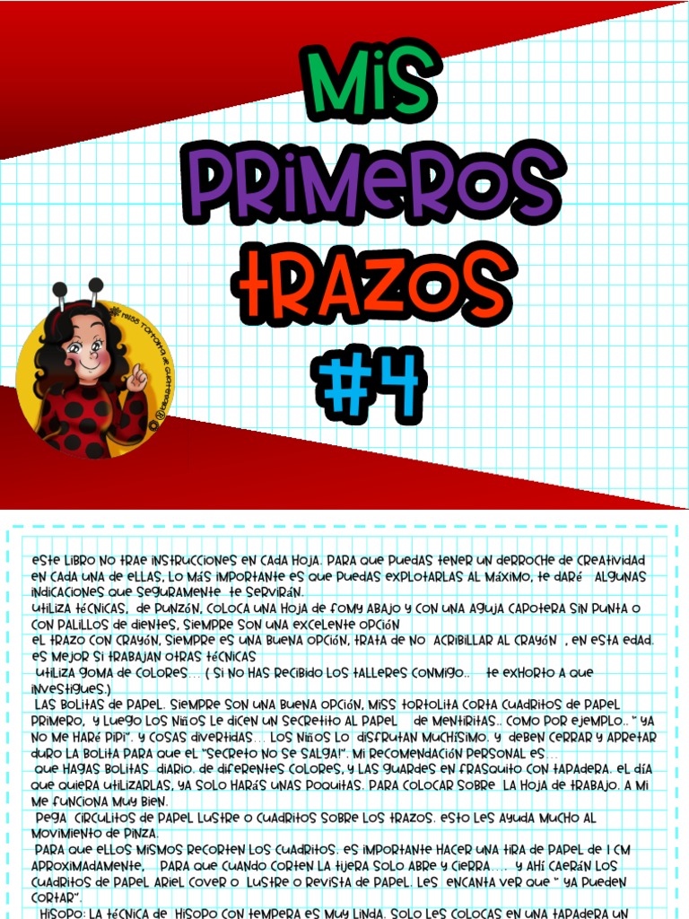 Libro Mis Primeros Trazos | PDF