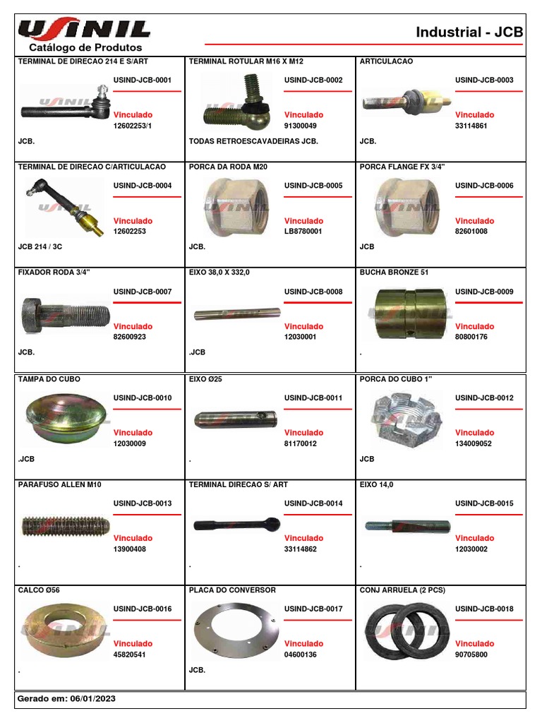 USINIL Industrial JCB | PDF