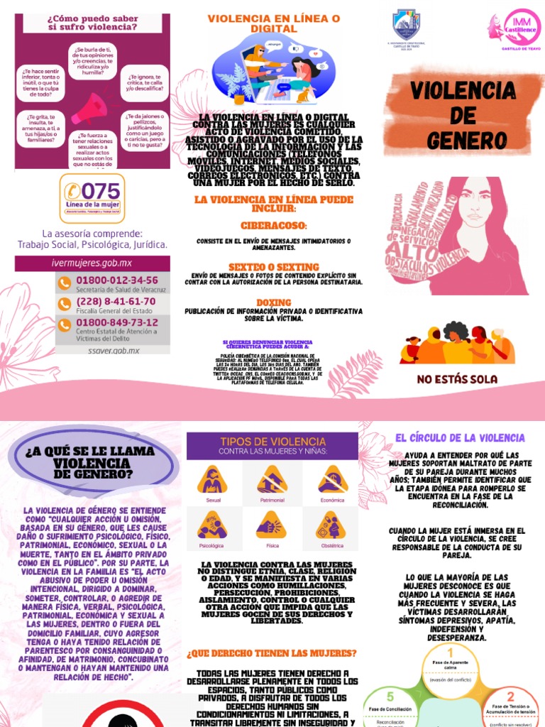 Triptico Violencia | PDF | La violencia contra las mujeres | Internet Triptico Violencia | PDF | La violencia contra las mujeres | Internet
