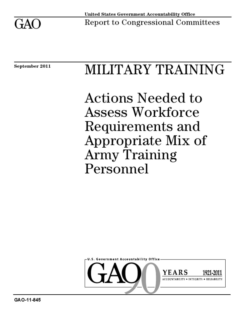 Report To Congressional Committees: United States Government ...