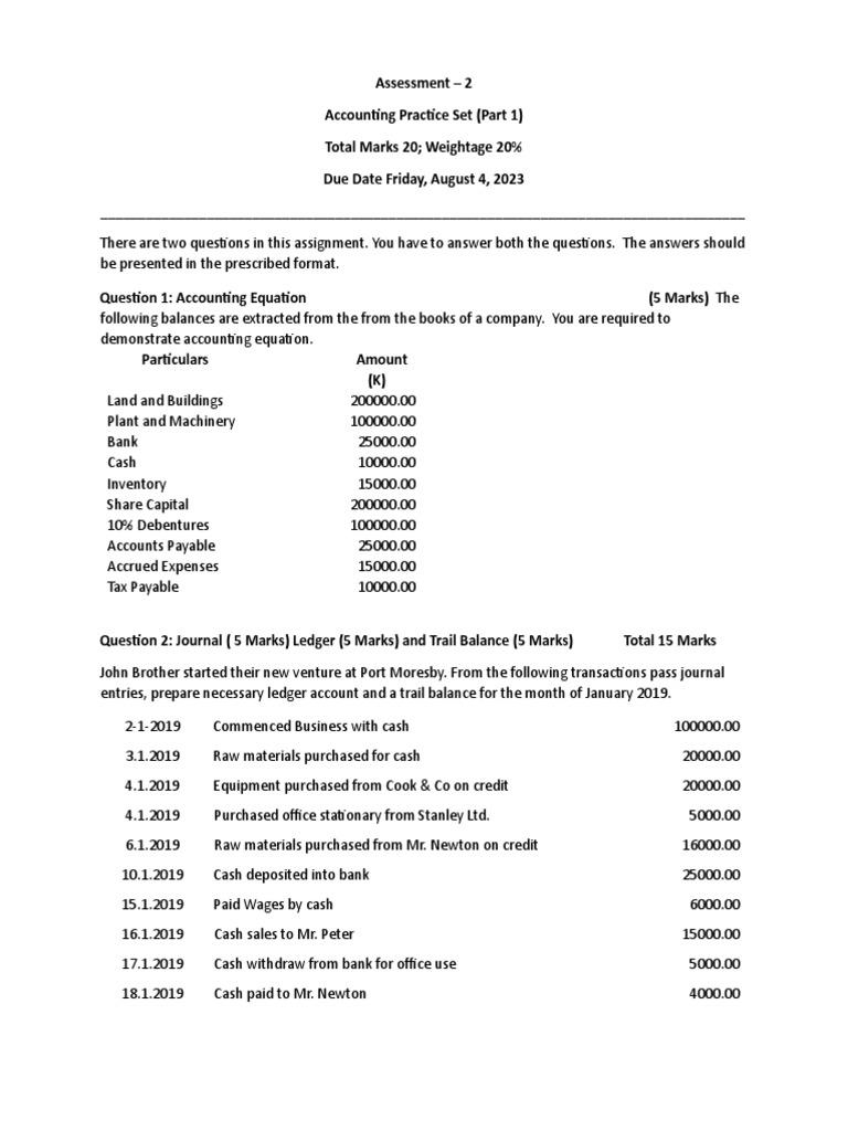 AF0101 - Assignment 2 (Part 1) S2 2023 | PDF | Banks | Cash