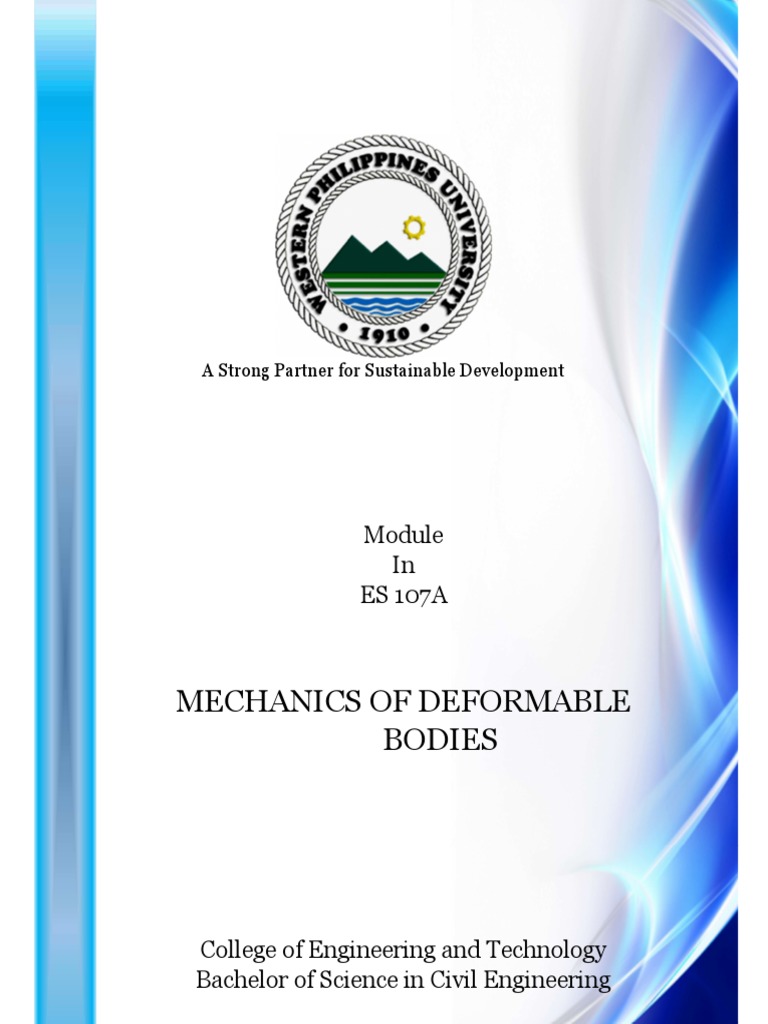 Chapter 5. Mechanics of Deformable Bodies | PDF