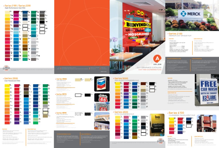 Arlon Series 2100 Color Chart | PDF | Red | Green