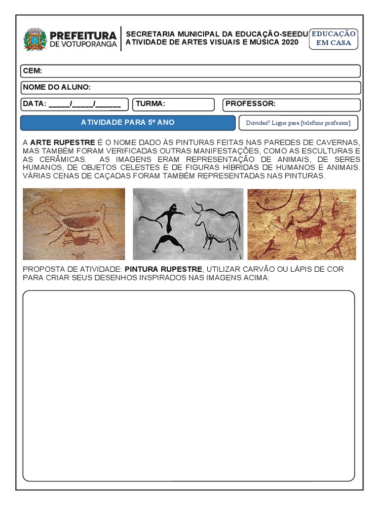 Atividade para 5º Ano: Secretaria Municipal Da Educação-Seedu Atividade ...