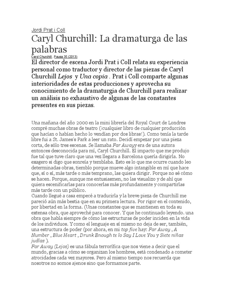 Jordi Prat I Coll Churchill | PDF