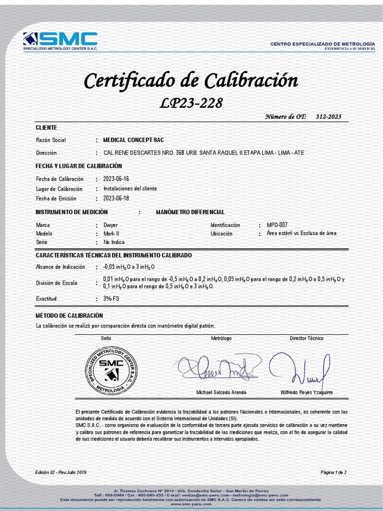 Lp23-228 Manometro Diferencial Dwyer (Mpd-007) (W) - Unlocked | PDF