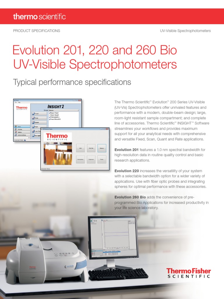PS52576 Evolution 200 Typical Specifications | PDF