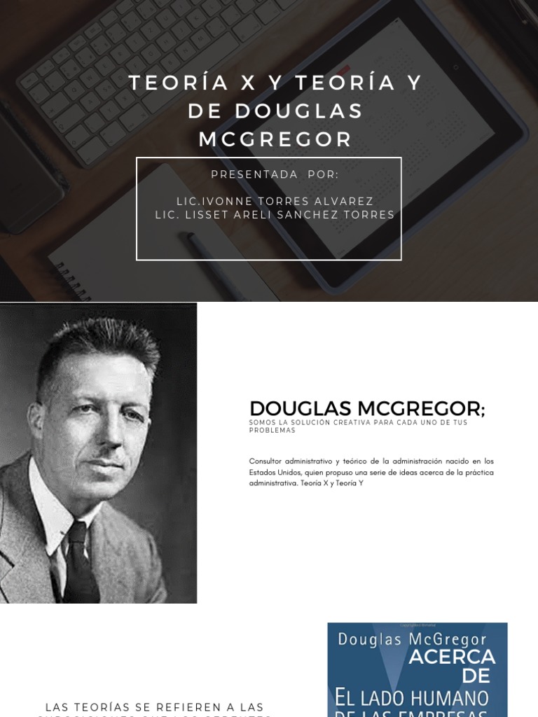 Teoría X Y Teoría Y de Douglas Mcgregor | PDF | Conceptos psicologicos ...