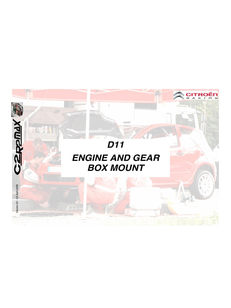 D11 Engine and Gear Box Mount | PDF