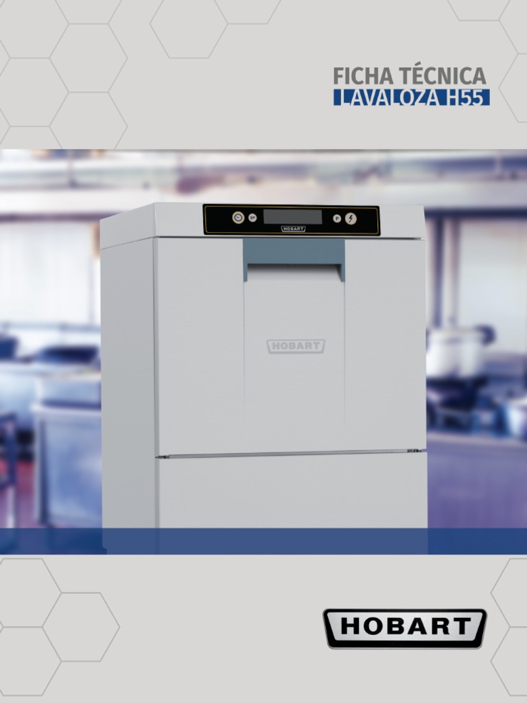 Ficha Tecnica Lavaloza H55 Hobart 020321 Alfonso Pdf