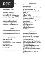 Salmo 91 Awit NG Pagtitiwala Sa Diyos | PDF