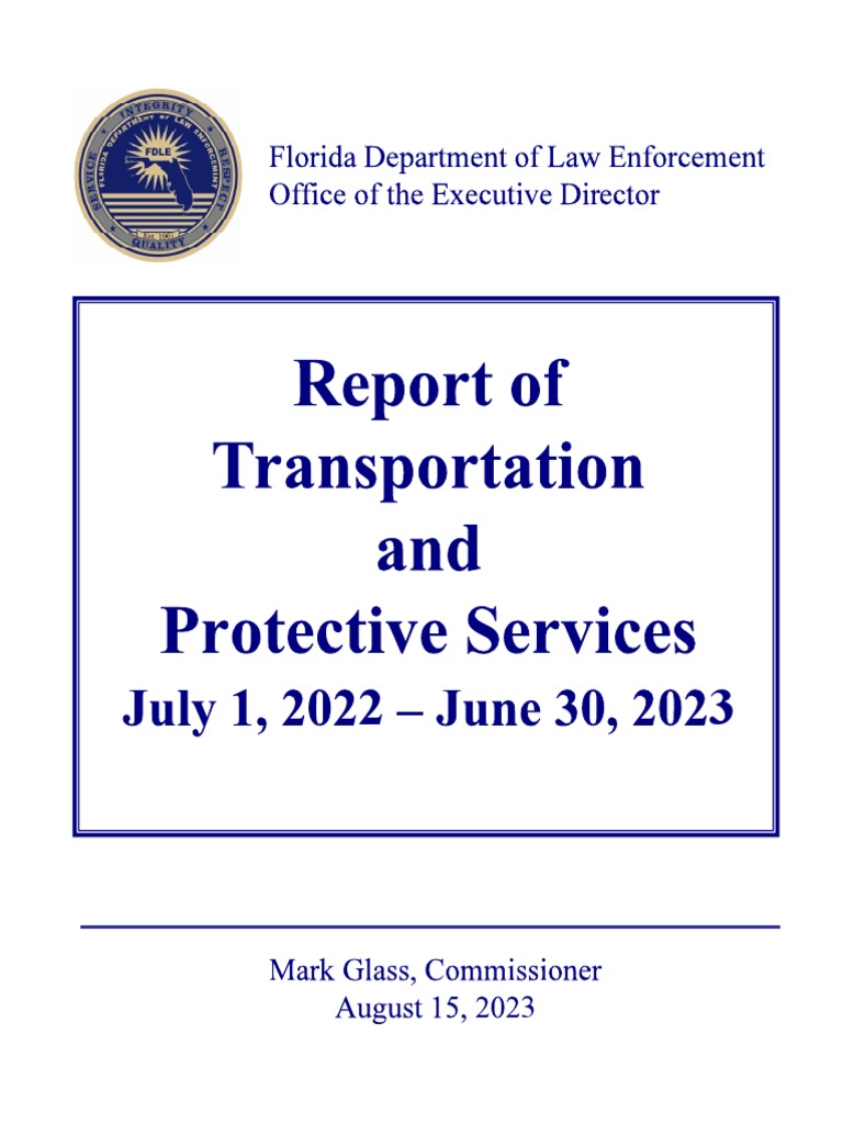 2022-2023 FDLE TPS Report | PDF