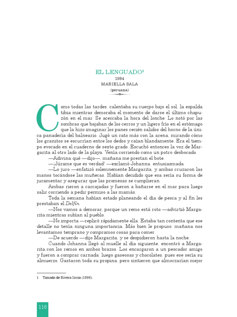 El Lenguado Mariella Sala | PDF