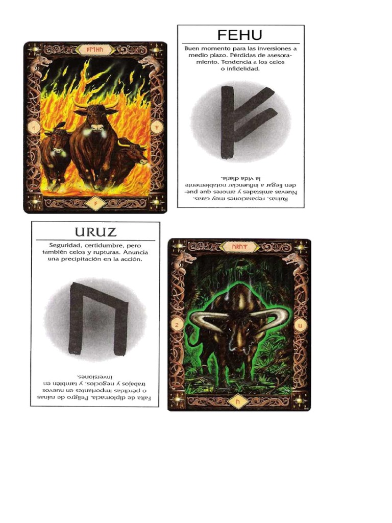 Cartas de Las Runas PDF | PDF