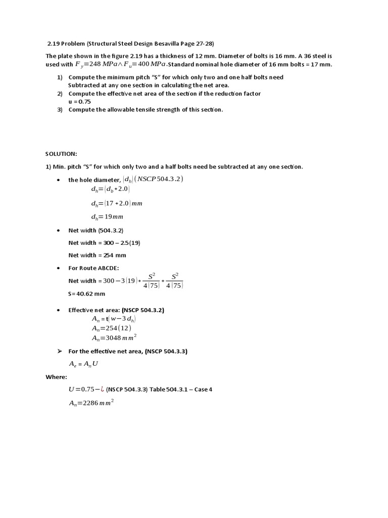 Axial Tension Pdf