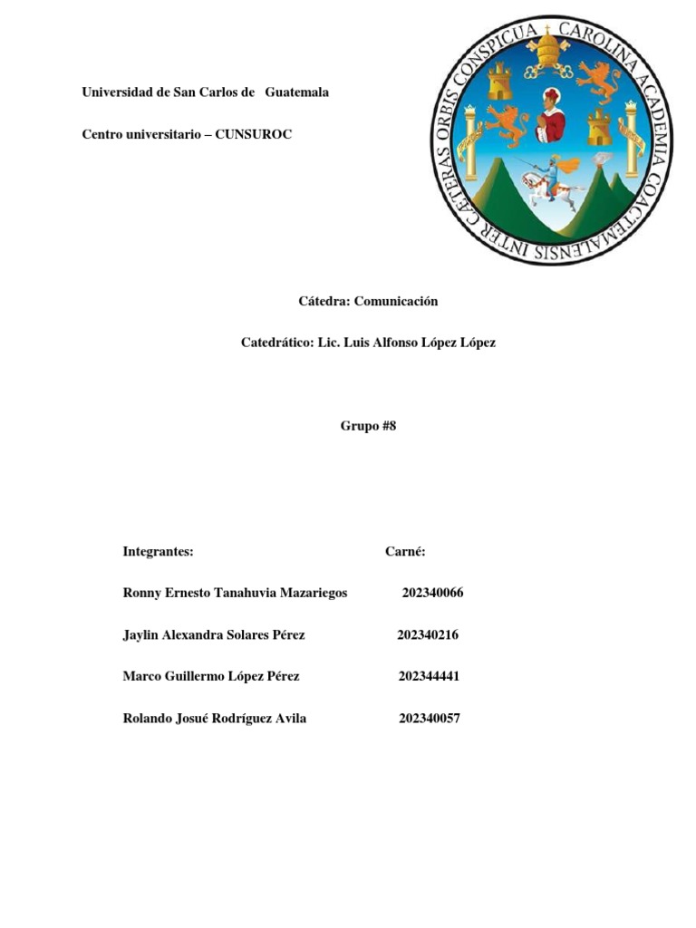 Comunicación y Dominio del Lenguaje | PDF | Comunicación | Comunicación ...