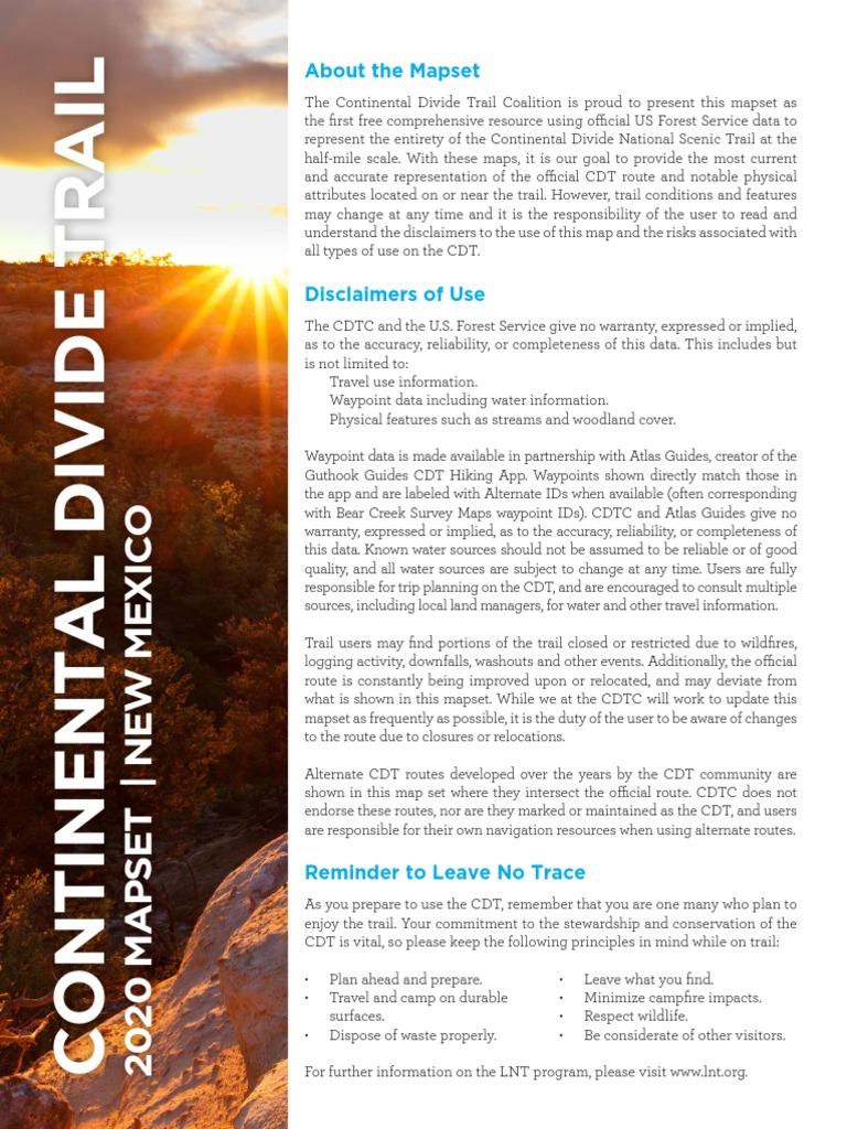 CDT Map Set V3.1 New Mexico | PDF