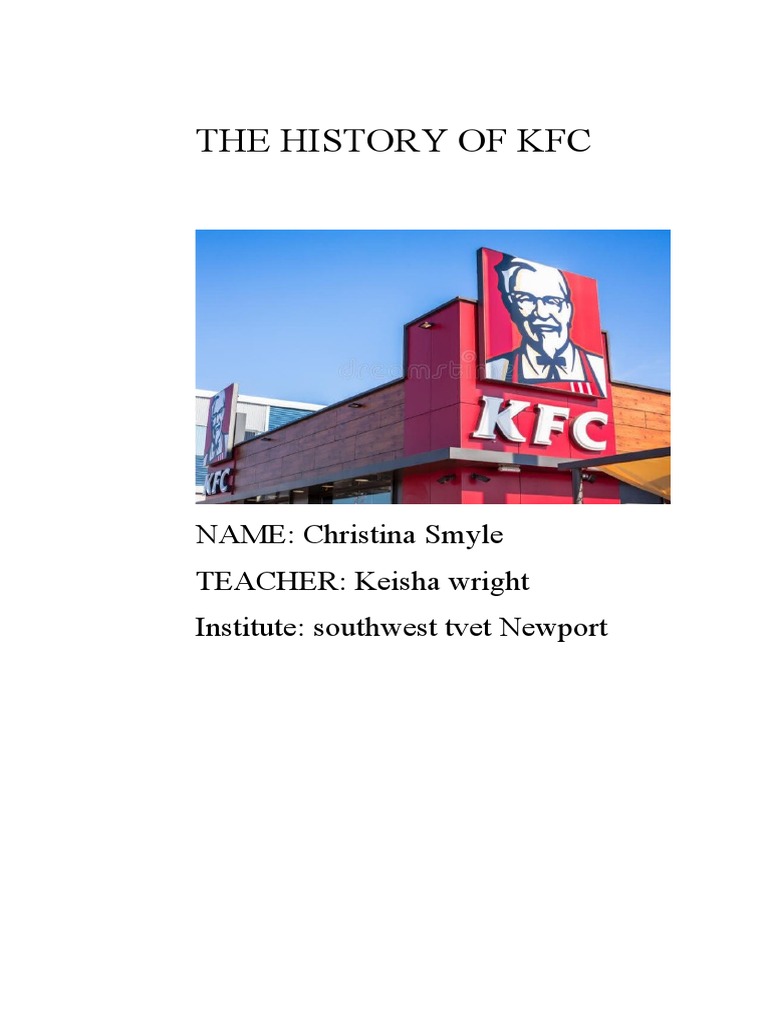 KFC's Origins & Expansion | PDF | History