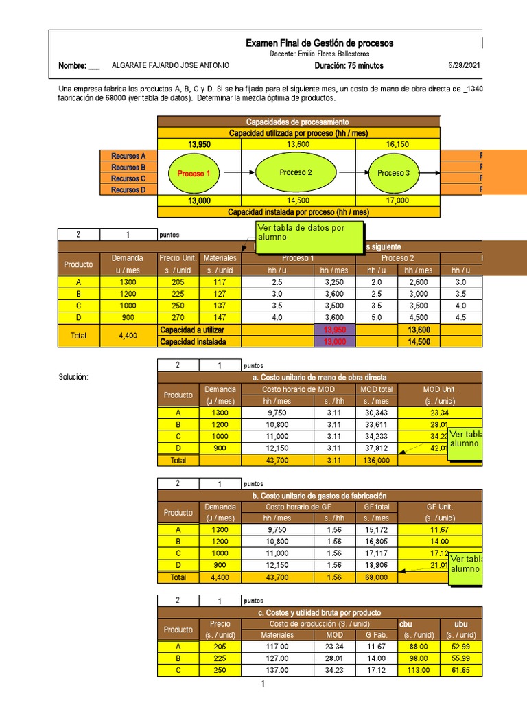 Algarate Gp-Examen Final | PDF