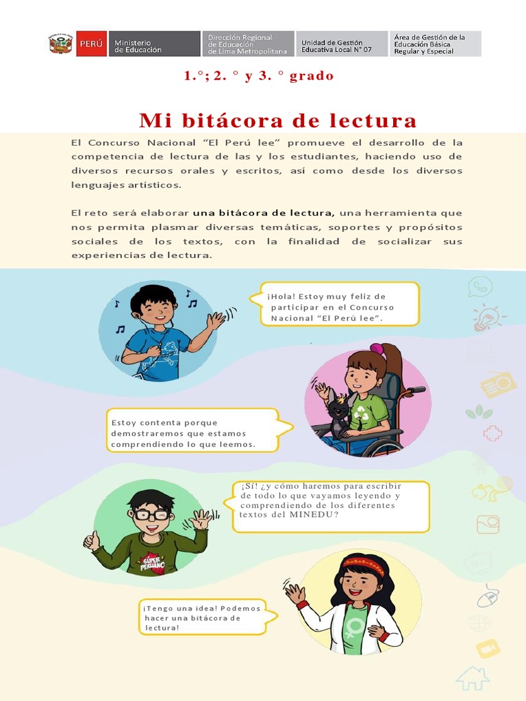 Bitácora de Lectura Ugel 7 | PDF