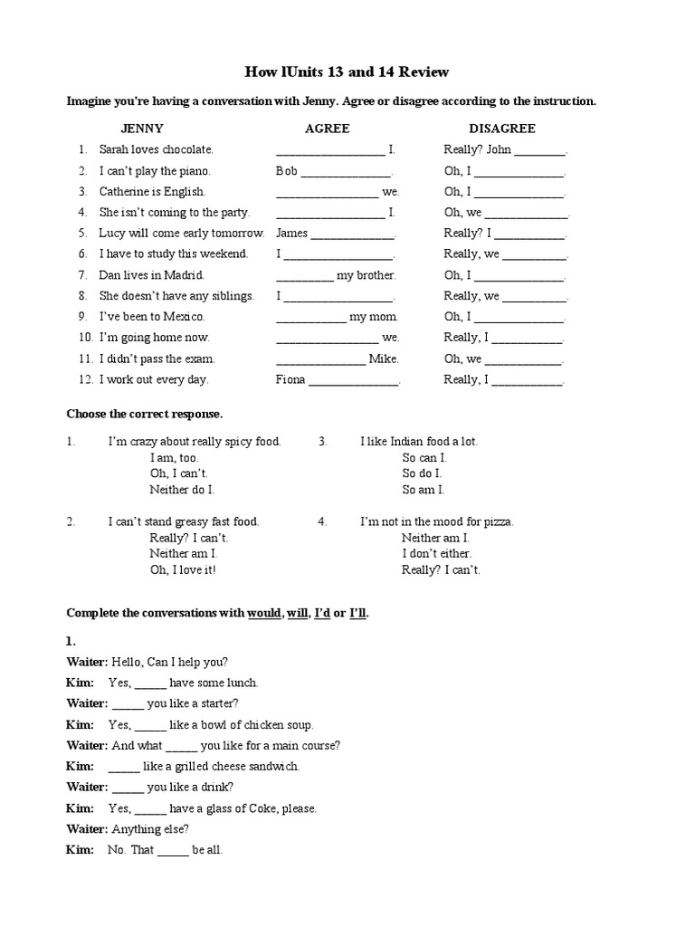 Units 13 and 14 Review | PDF