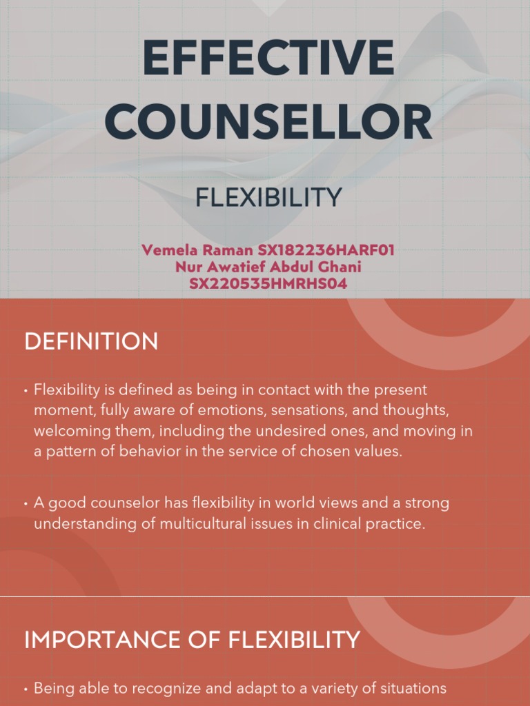 Effective Counsellor Slide | PDF