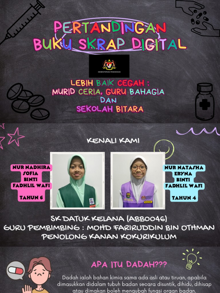 Buku Skrap Digital (Anti Dadah) - 2023 | PDF