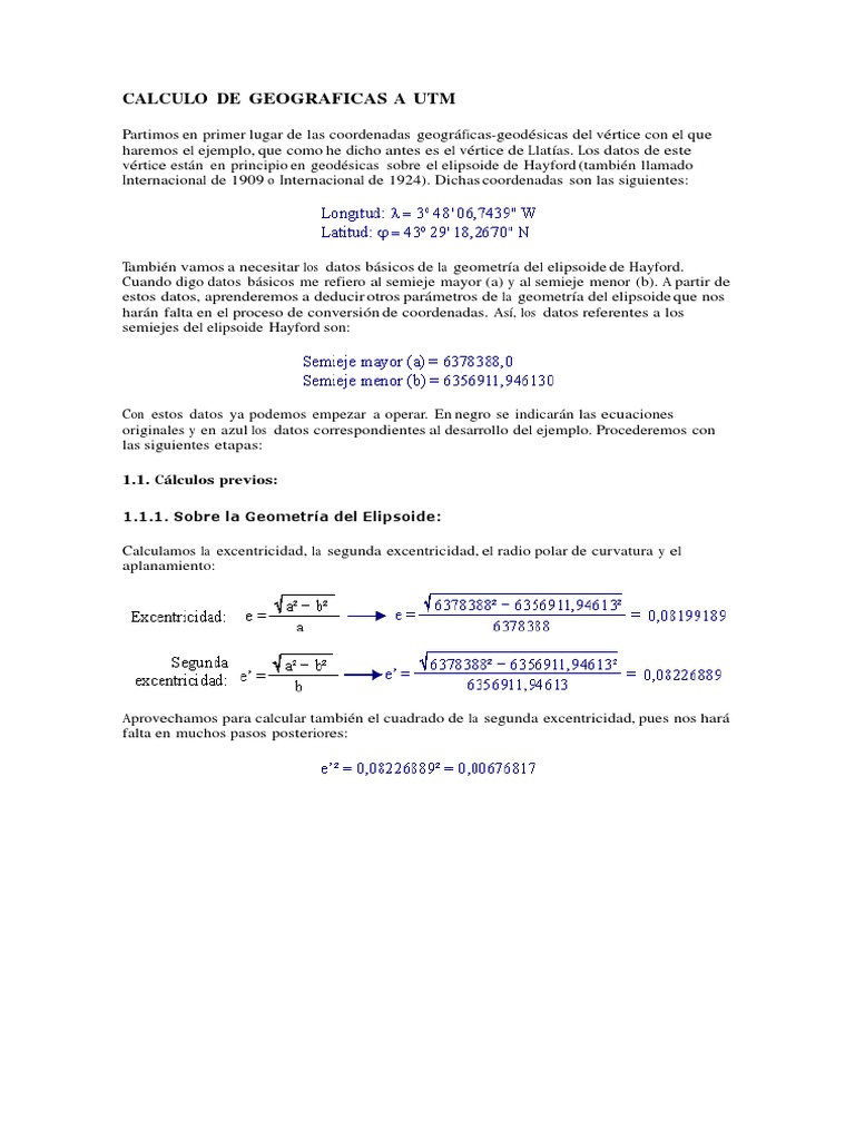 TEMA 5 Conversion de Coordenadas | PDF | Métodos y materiales de enseñanza