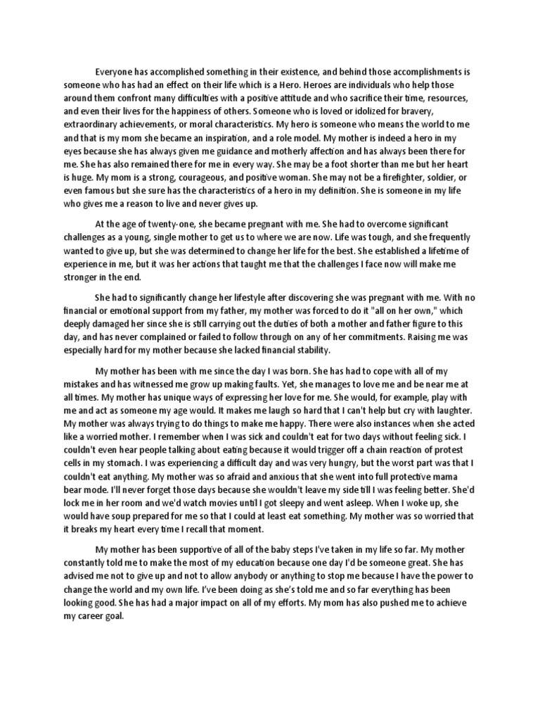 My Mom Is A Hero PDF