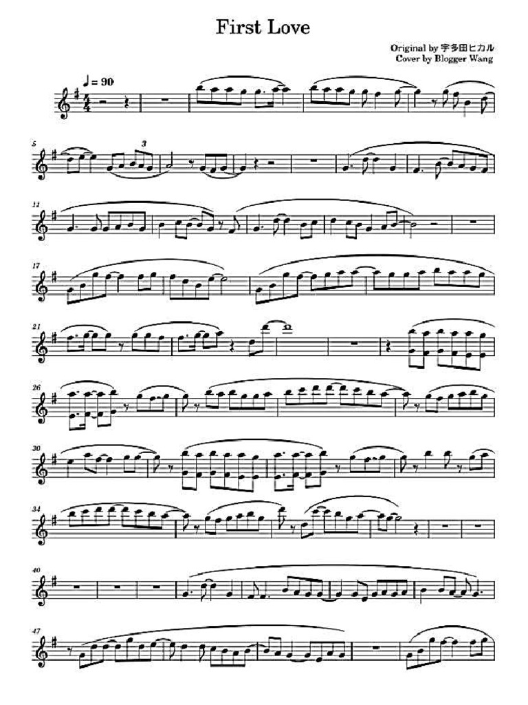 First Love (Violin) | PDF
