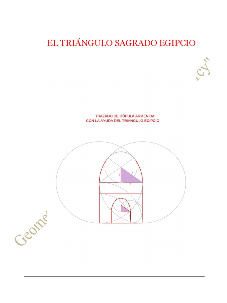 El Triangulo Sagrado Egipcio | PDF | Triángulo | Osiris