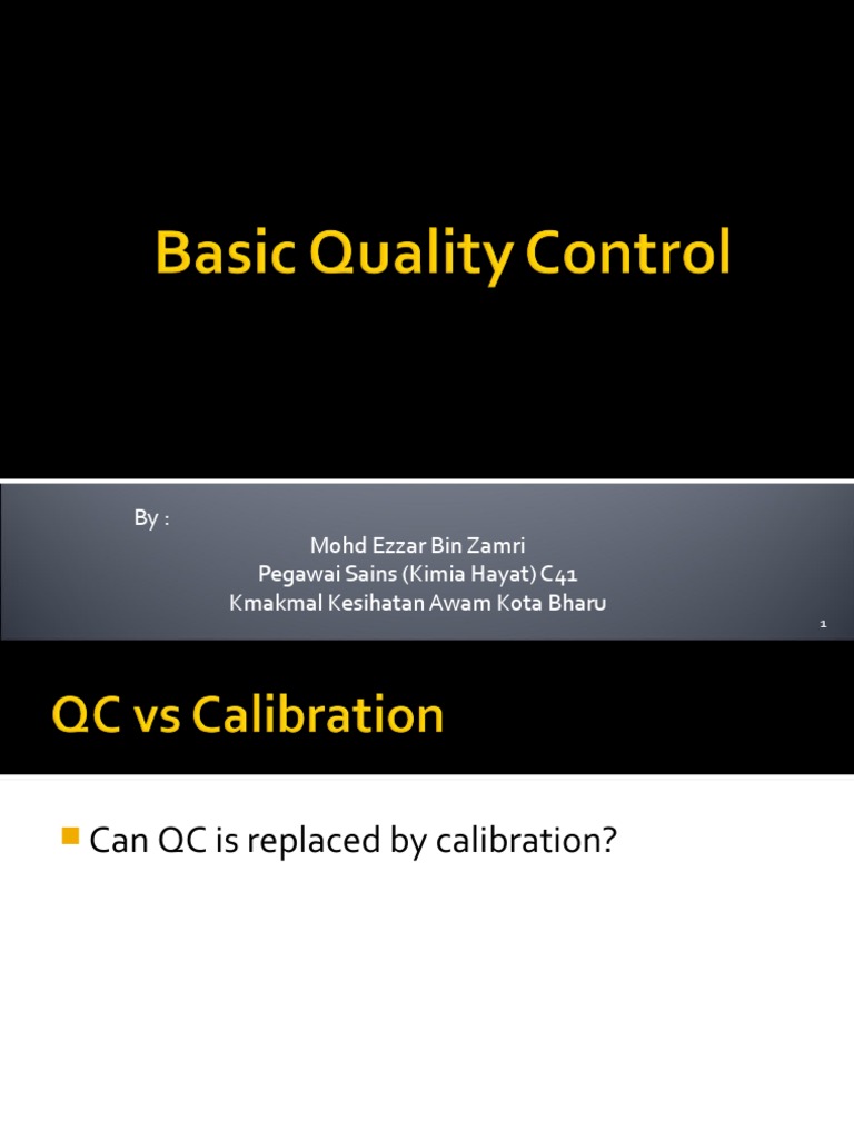 Basic QC+Westgard | PDF
