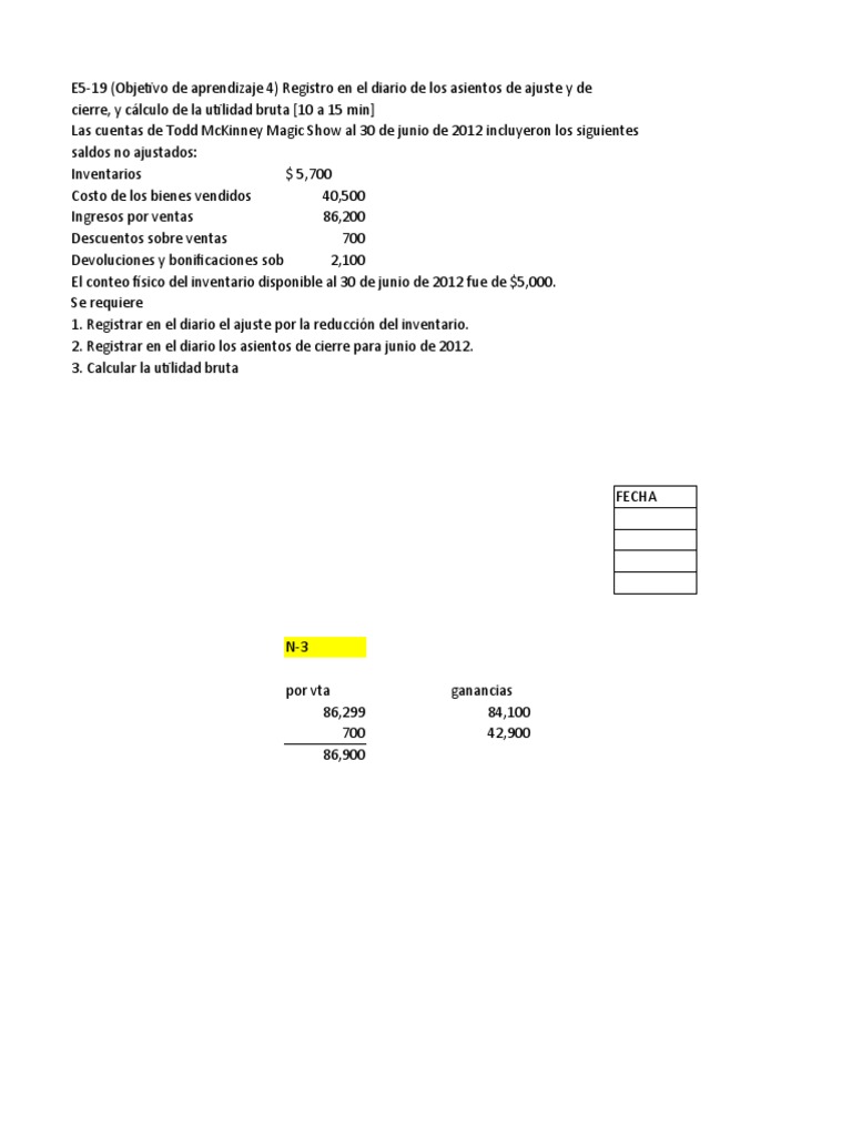 3ER PARCIAL EJERCICIOS CAPITULO 5 y 6 | PDF