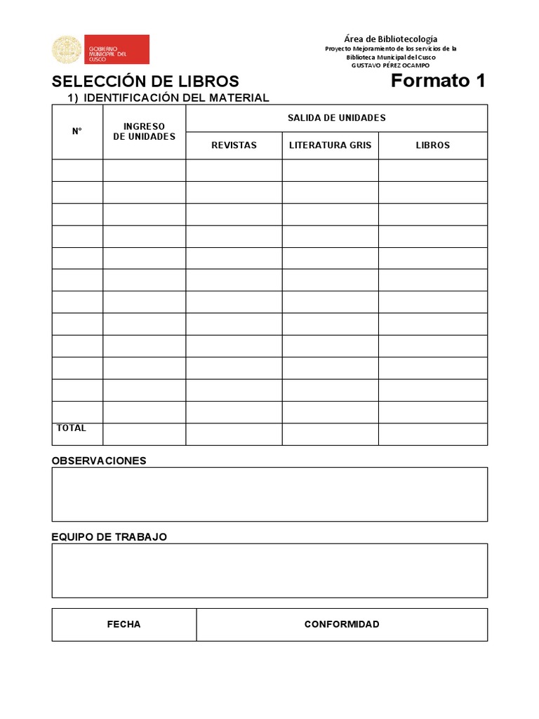FORMATOS | PDF