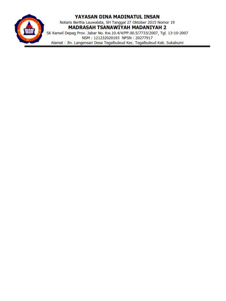 Kop Surat Warna | PDF