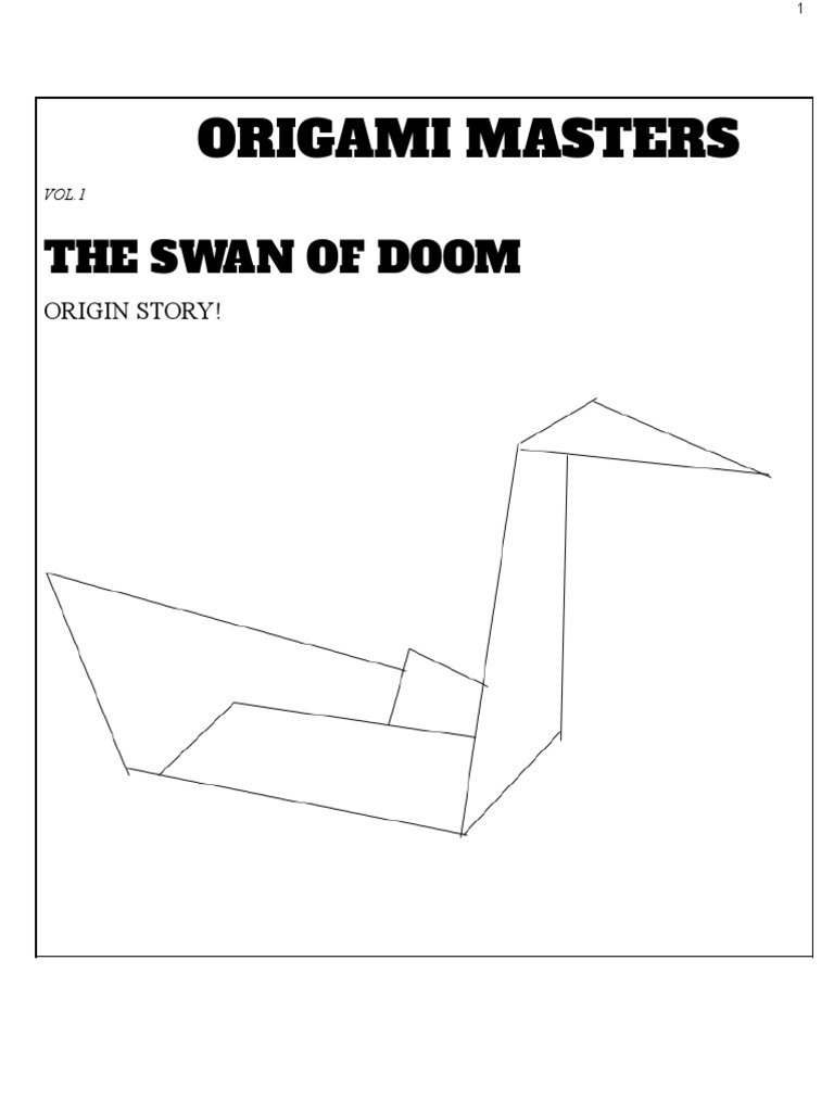 How To Make An Origami Swan | PDF