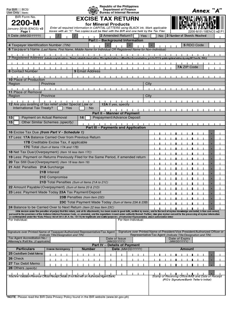 RMC No. 84-2023 Annex A-2200-M | PDF