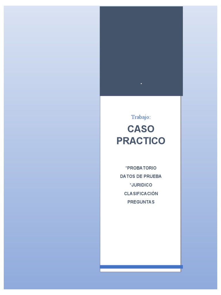 Caso Practico | PDF