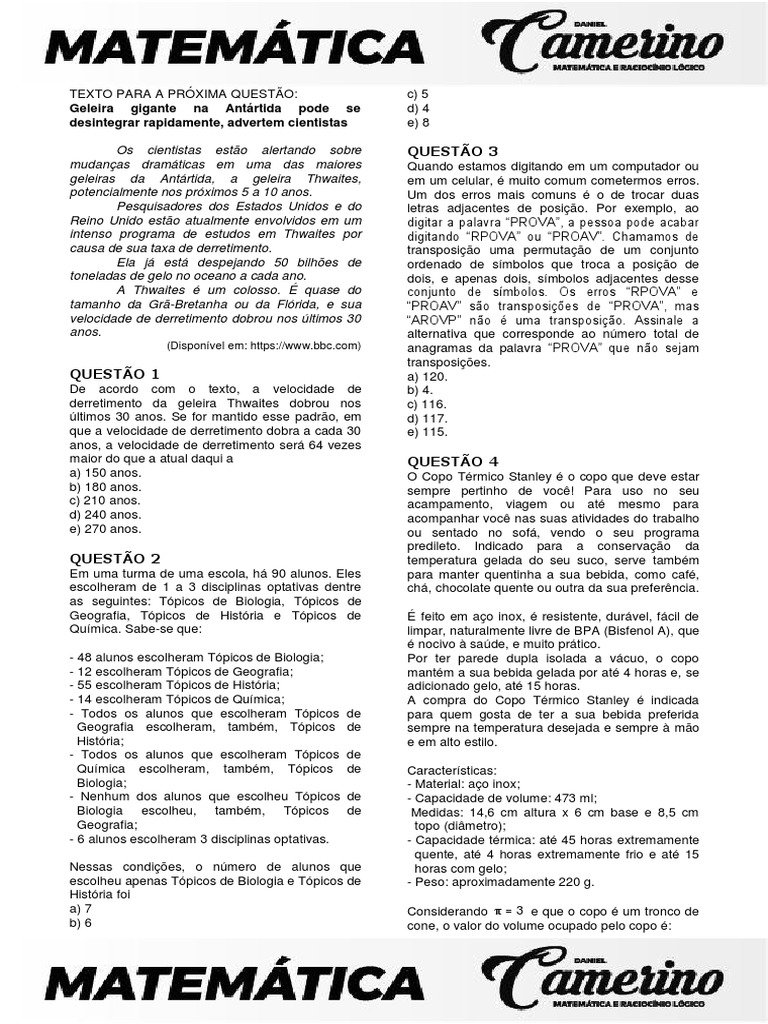 Revis o - Ltima Aula - Mod 8 | PDF | Triângulo | Terremotos