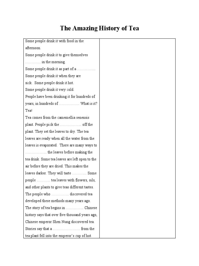 The Amazing History of Tea | PDF