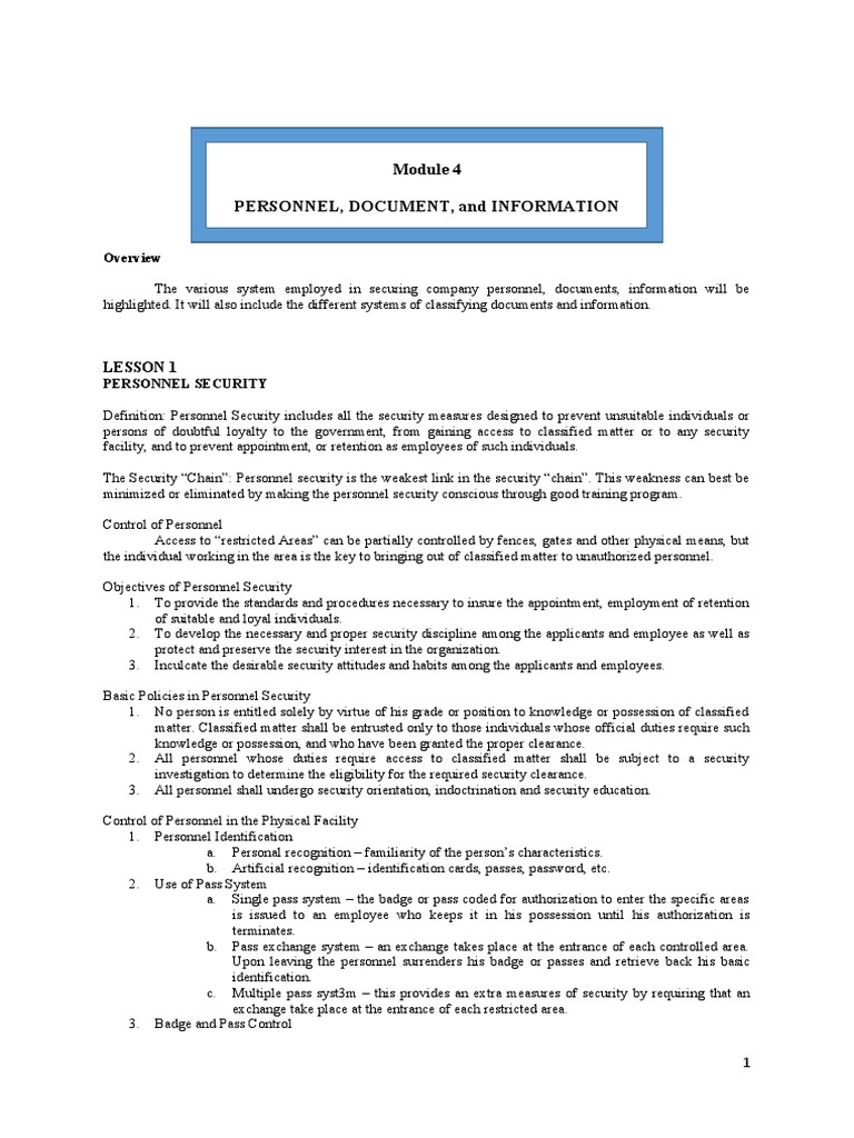 Module For Final (Security) | PDF