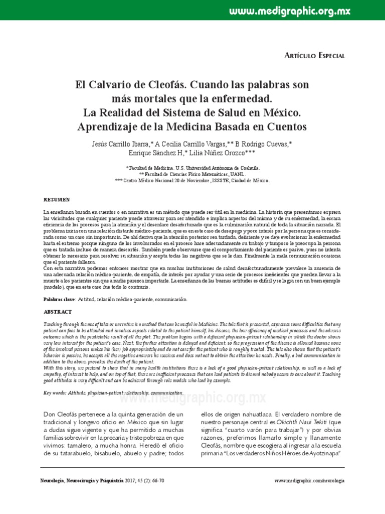 El Calvario de Don Cleofas | PDF