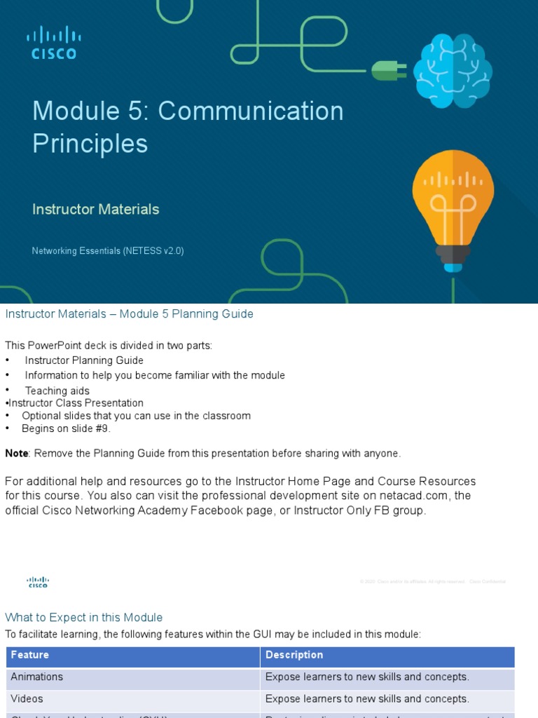 Networking Essentials 2.0 Module5 | PDF | Business | Technology & Engineering