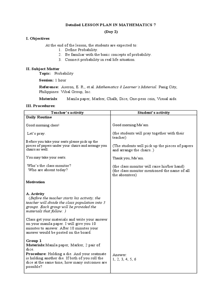 PROBABILITY.GRADE 8 | PDF