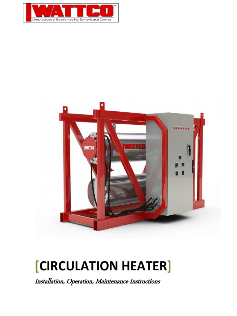 CIRC-FLANGE HEATER MANUAL STARTUP | PDF | Electrical Wiring | Machines
